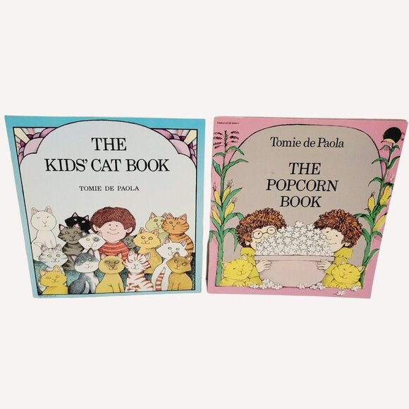 Toys | 2 Vtg Tomie De Paola Kid Books The Popcorn Book The Kids Cat ...